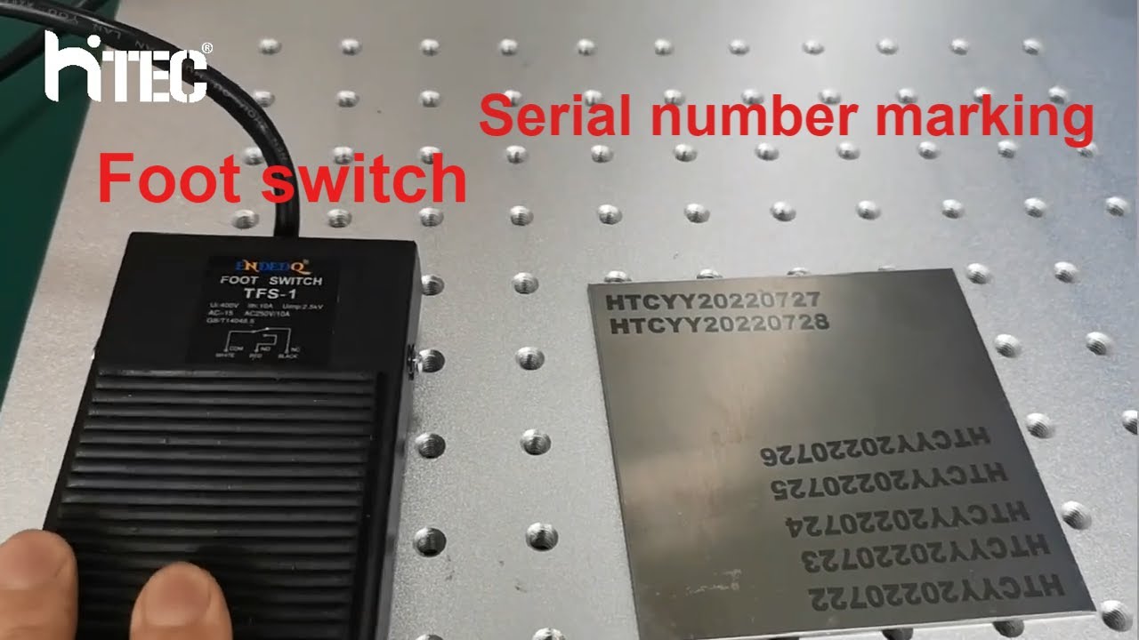 How to use automatic skip number for QR code logo serial number laser ...