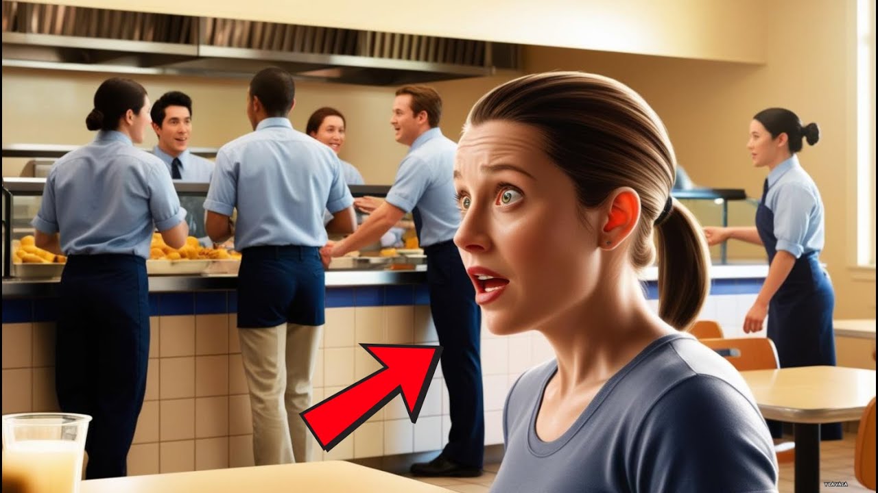 THE BOSS'S WIFE WAS IN DISGUISE AND HEARD THIS COMING FROM THE COUNTER ...