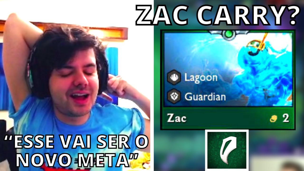 TECHZZ VIDENTE, ZAC PODE SER O NOVO CARRY DO META? E YASUO SOME DA ...