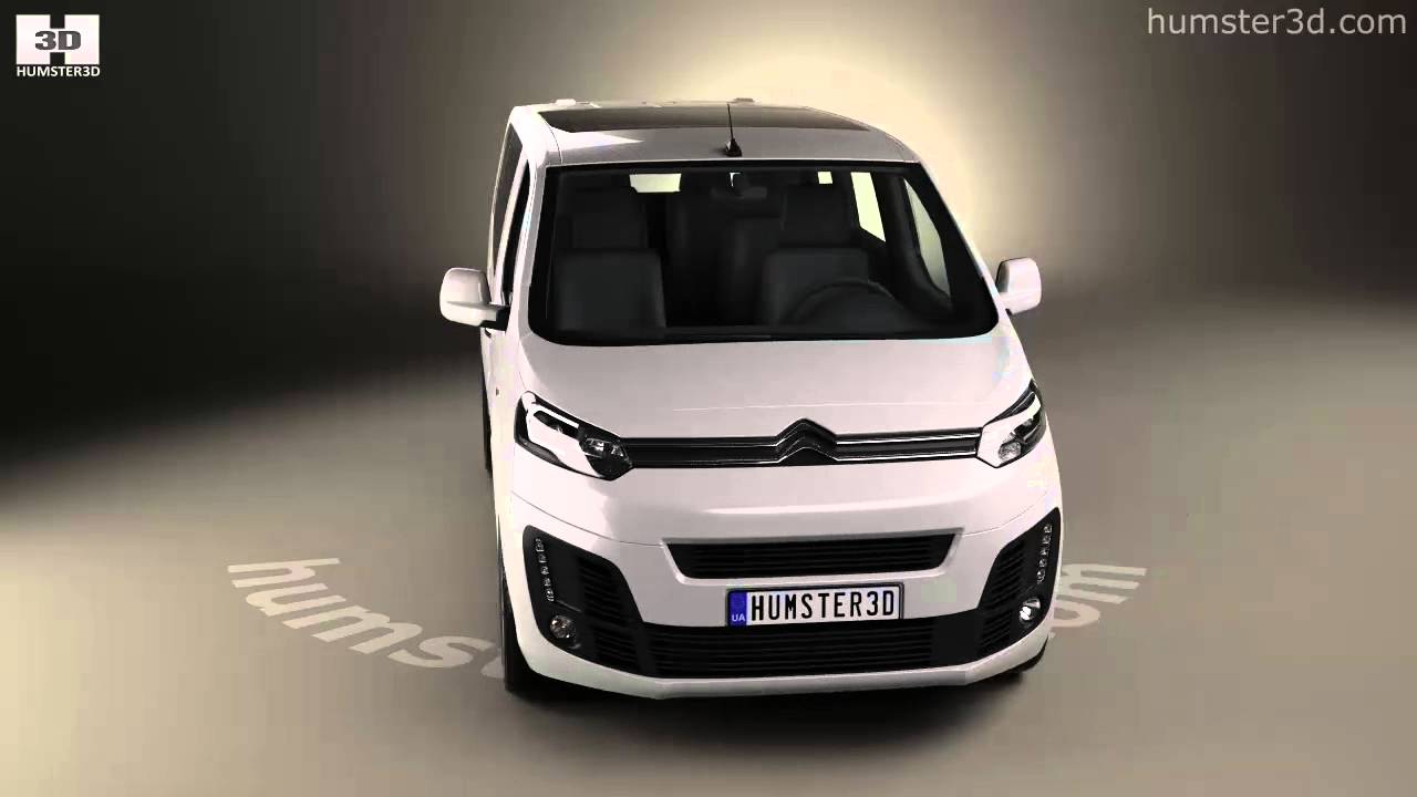 Citroen Spacetourer 2016 3D model by Humster3D.com - YouTube