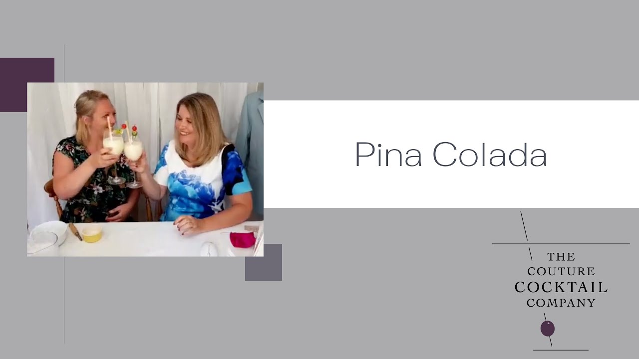 How to make a Pina Colada cocktail - YouTube