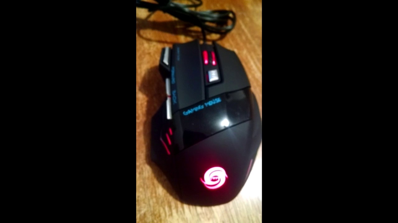 Gaming mouse JWFY 7 buttons - YouTube