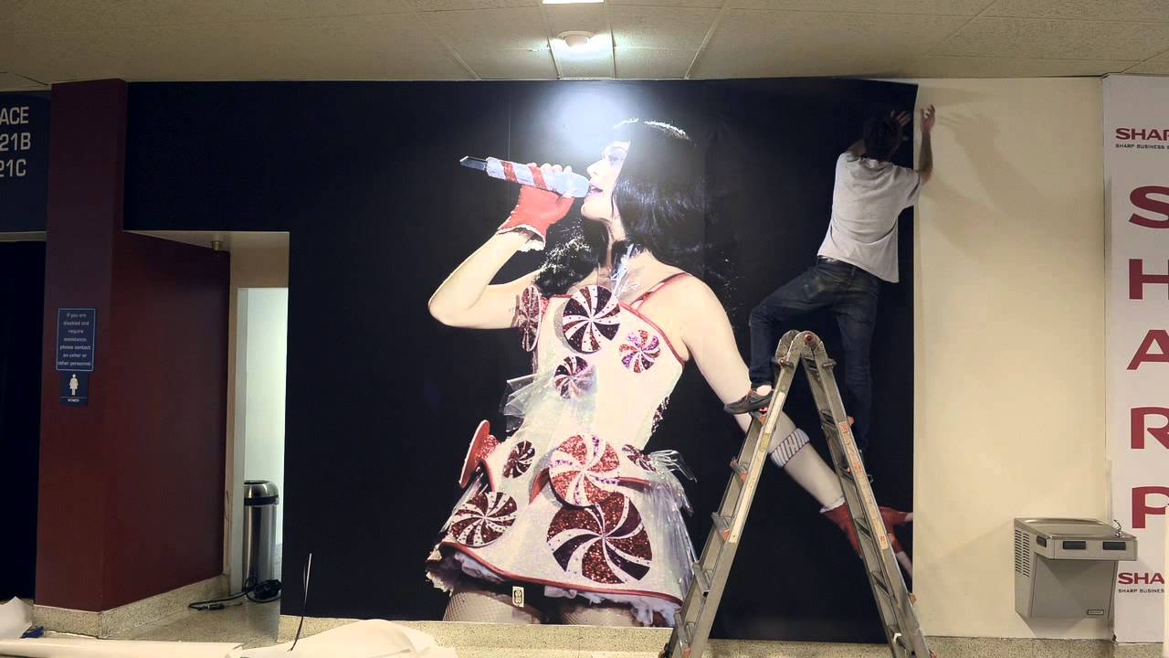 Katy Perry Wall Wrap - YouTube