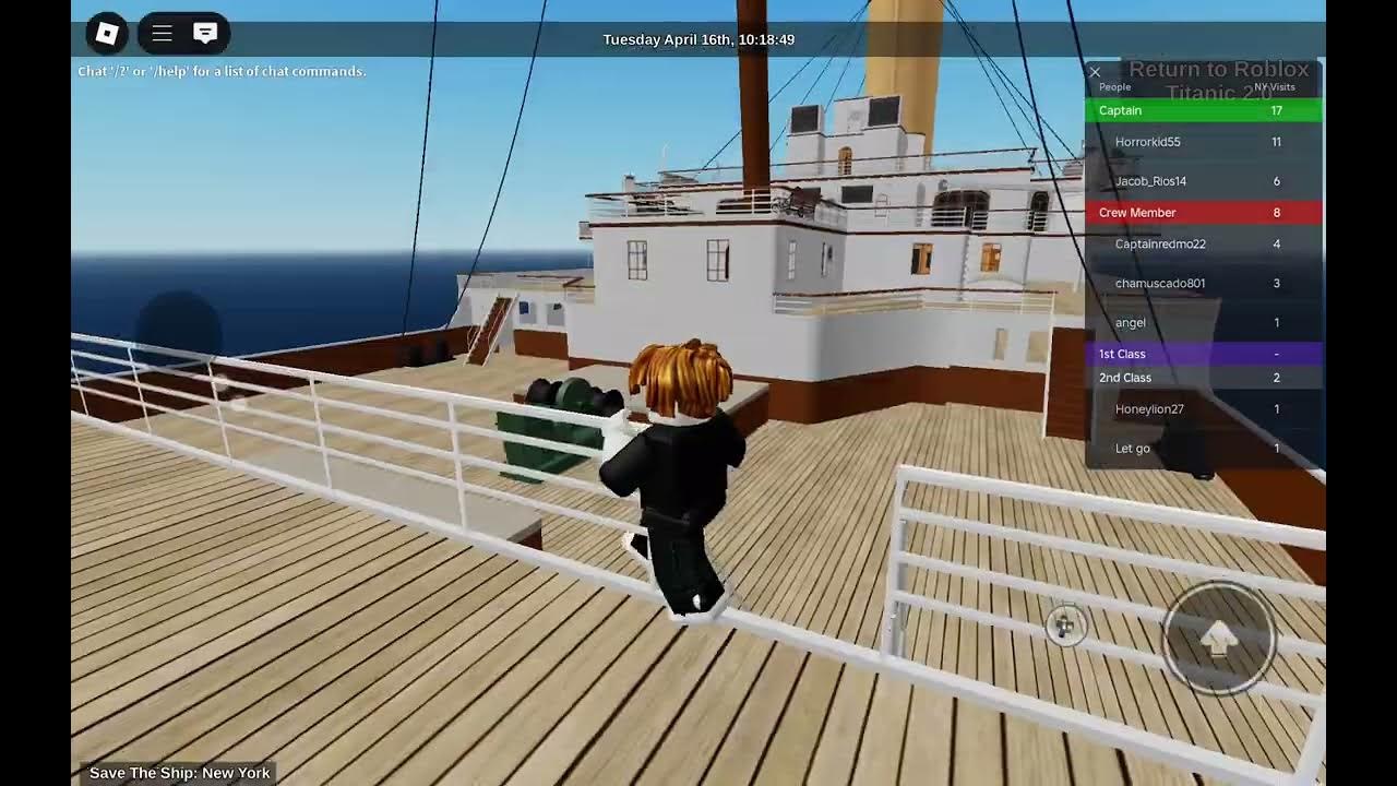 Godzilla plays Roblox Titanic! - YouTube