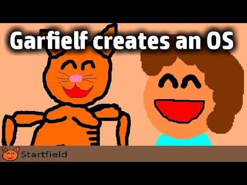 Garfielf creates an Operating System (Remastered Re-upload)