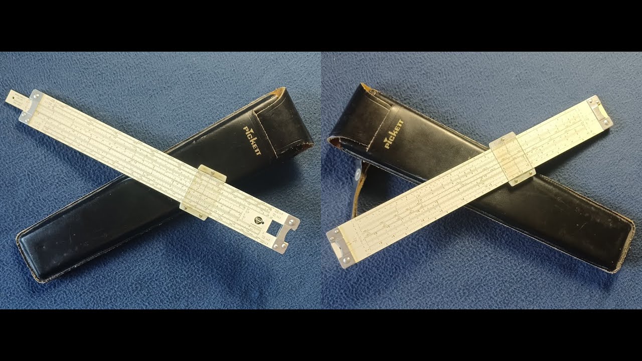 SHOW AND TELL 125: Slide Rule, Pickett SYNCHRO-SCALE MODEL N803-T LOG ...
