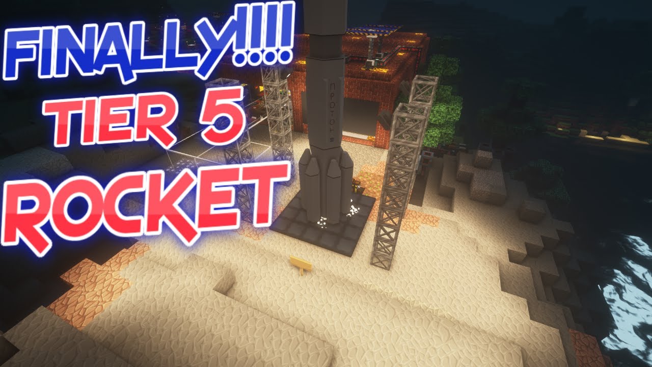 Lapito's Galacticraft. FINALLY TIER 5 ROCKET! Minecraft gameplay part 9 ...