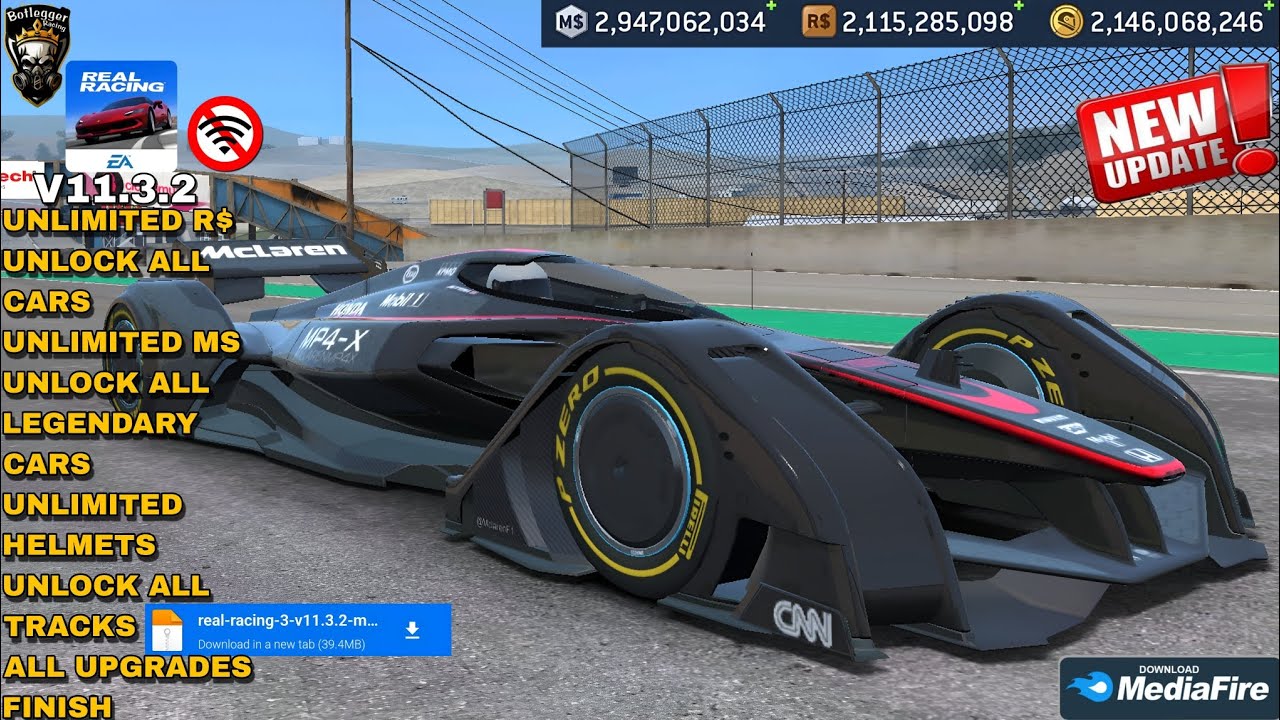 Real Racing 3 Mod Version 11.3.2 Gameplay Unlock All & Unlimited ...