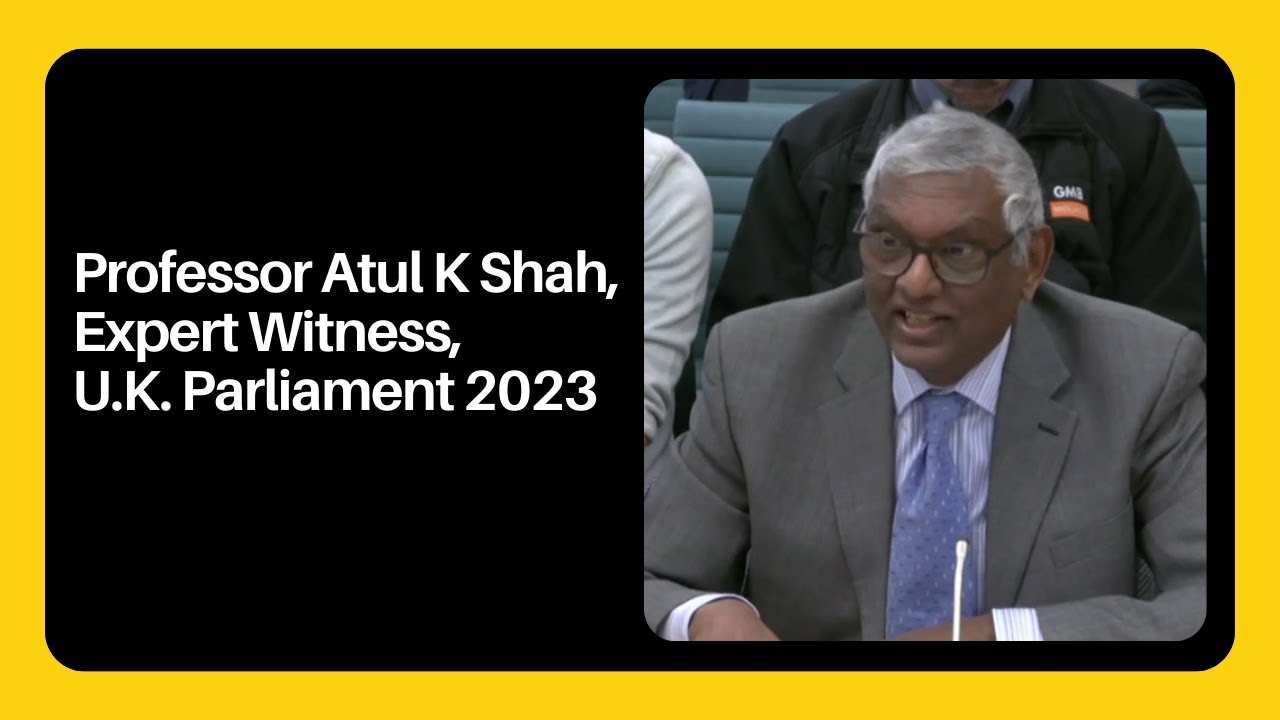 Wilko Collapse: Prof. Atul K. Shah's Expert Witness at UK Parliament ...
