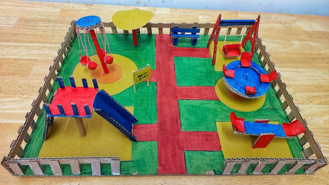 Park Model Making Craft Ideas DIY Project At Home HowToFunda Park Model Making Craft Ideas DIY Project At Home HowToFunda