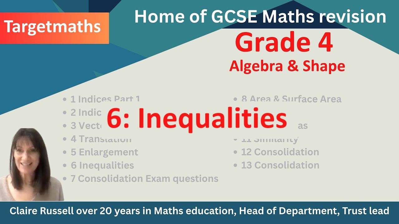 FREE GCSE GRADE 4 MATHS COURSE | LESSON 6 OF 12 | ALGEBRA & SHAPE ...