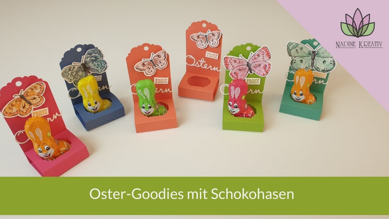 Oster-Goodies mit Schokohasen - Stampin' Up! Goodies basteln - YouTube
