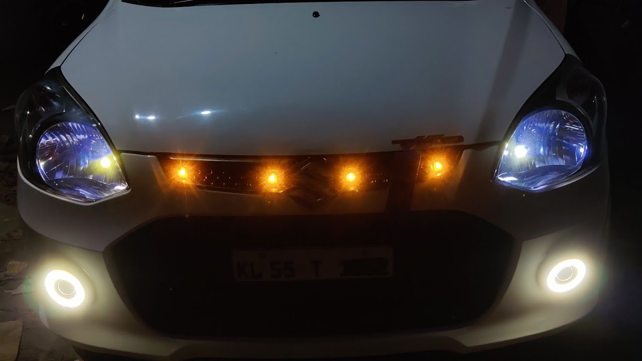 maruti 800 modified fog light - YouTube