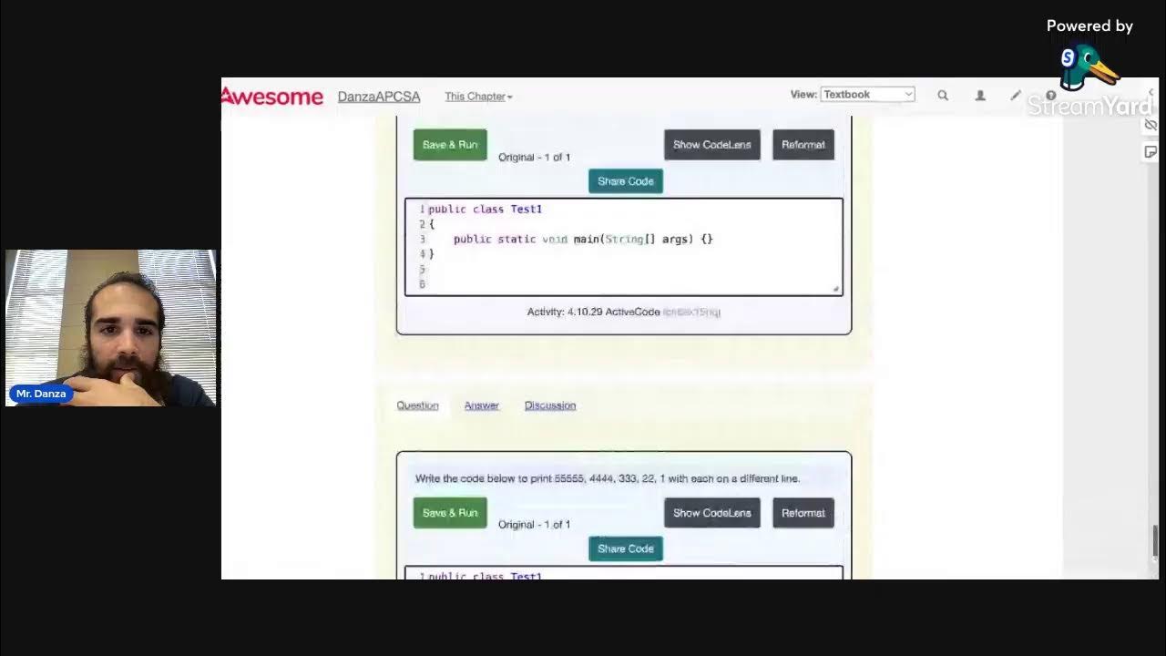 4.9, 4.10 (part 1) | CSAwesome APCSA Java - YouTube