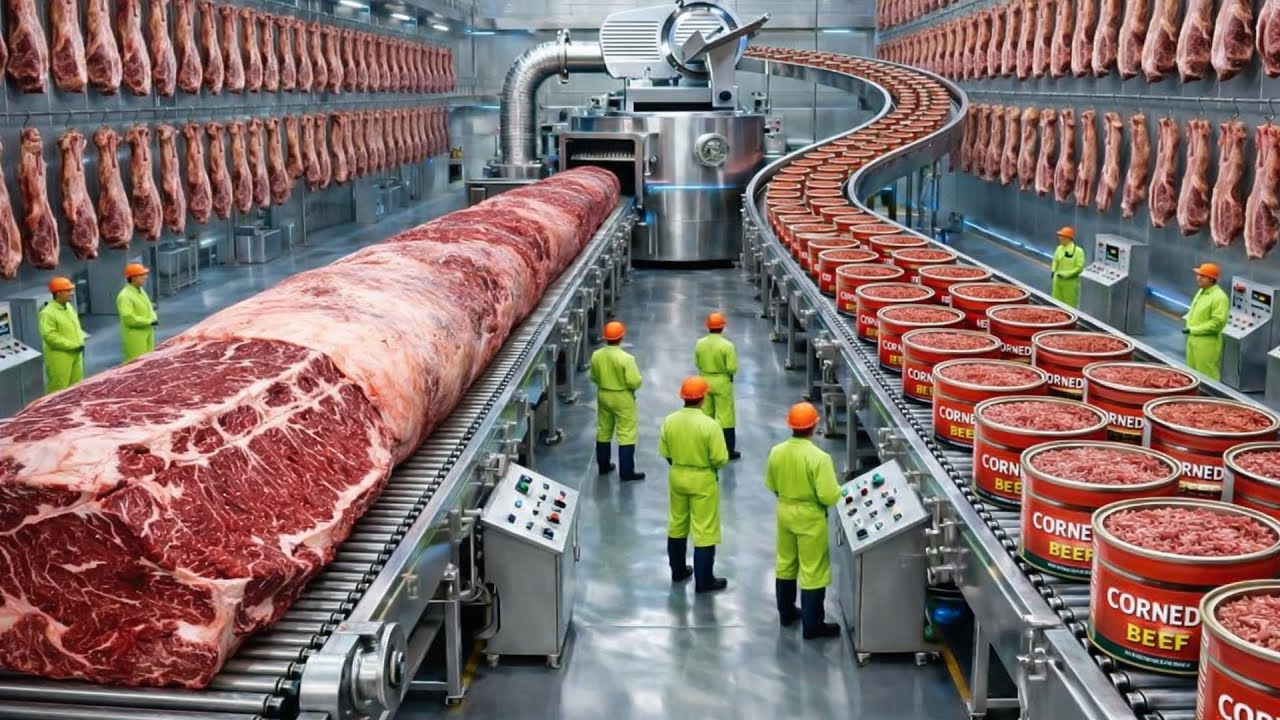 Inside the Corned Beef Factory | How Millions of Pounds of Beef Become ...