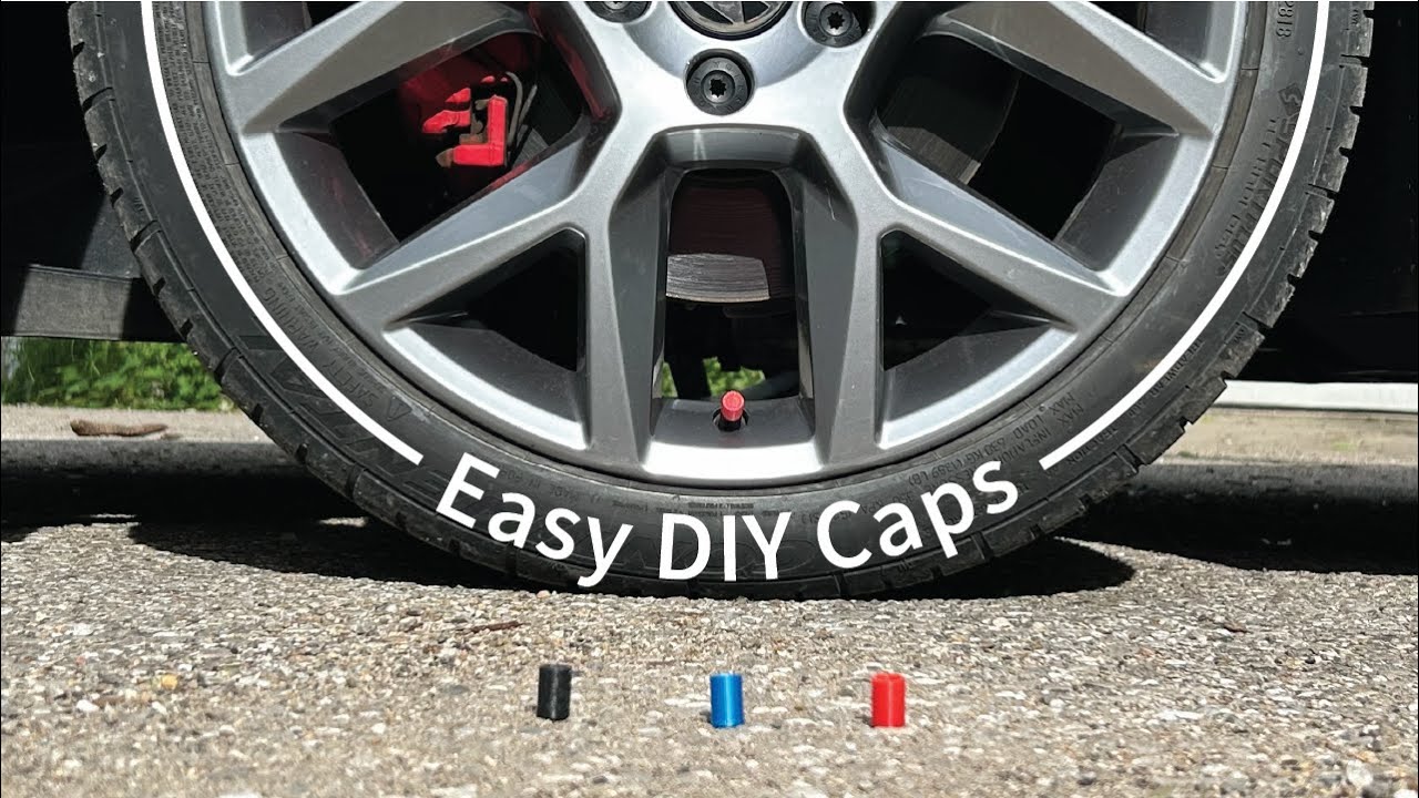 CUSTOM Valve Stem Caps For Your Car - YouTube