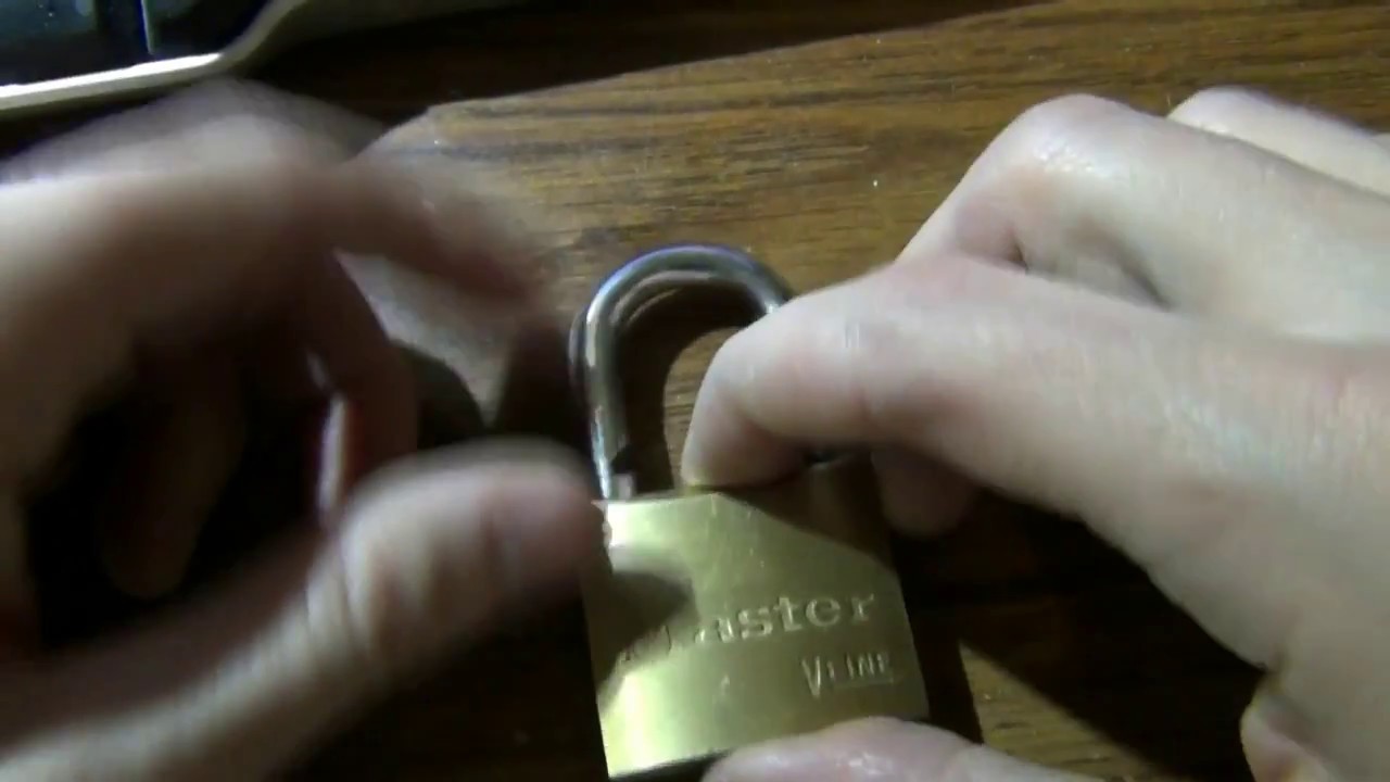 (87) Master Lock 150 V-Line Spp'd - YouTube