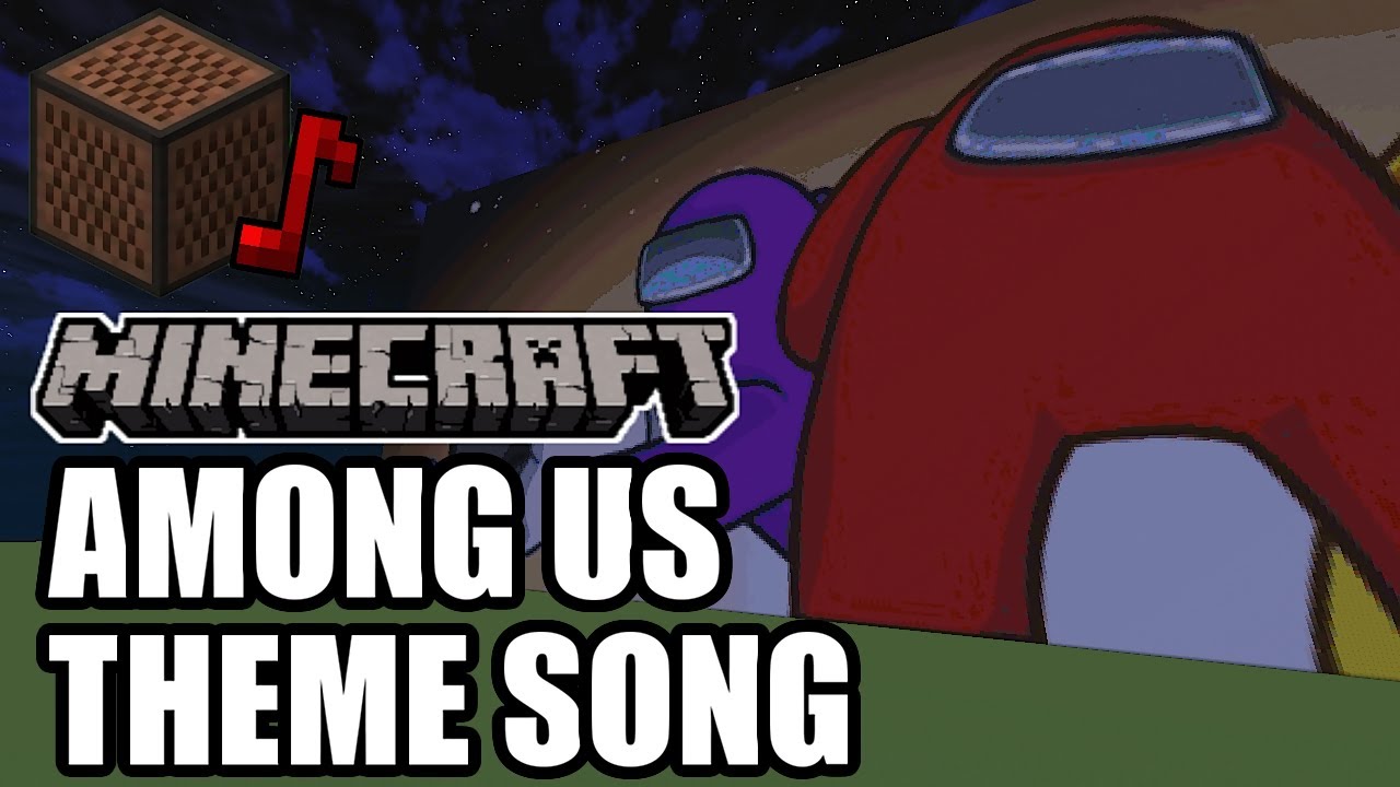 AMONG US Theme Song(Moondai EDM Remix)(Minecraft) - YouTube