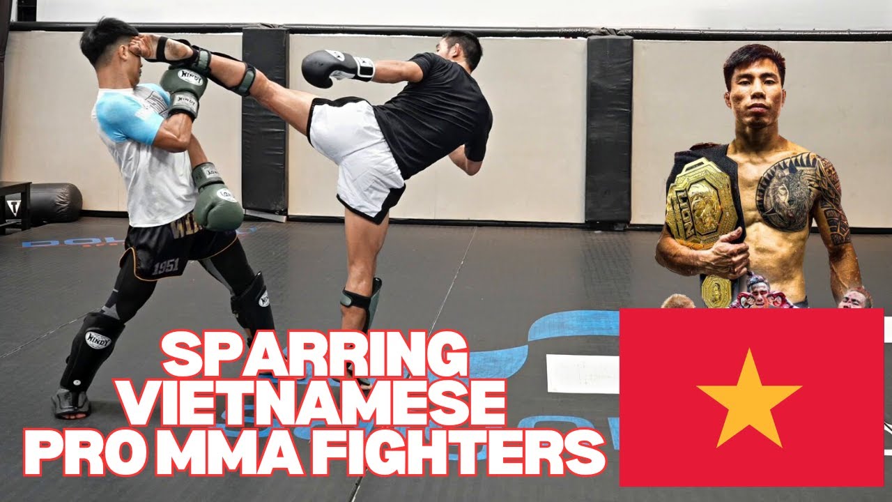 Sparring Vietnamese Pro MMA Fighters (breakdown) - YouTube