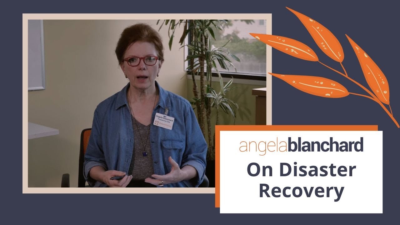 Angela Blanchard on Disaster Recovery - YouTube
