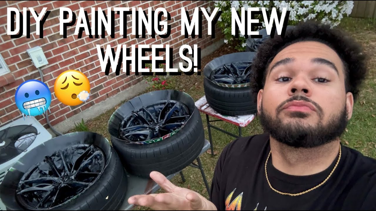 DIY PAINTING MY NEW WHEELS! (*SUPRA WHEELS*!) - YouTube