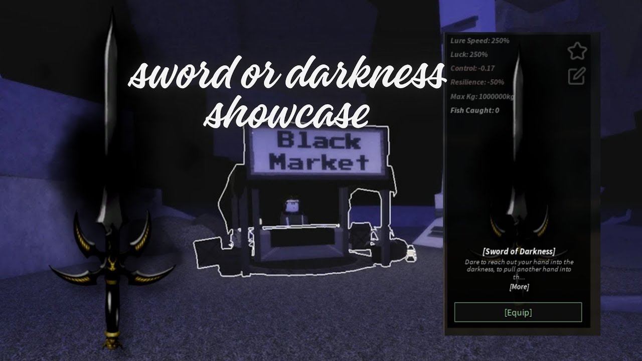 Sword of darkness showcase in Fisch - YouTube
