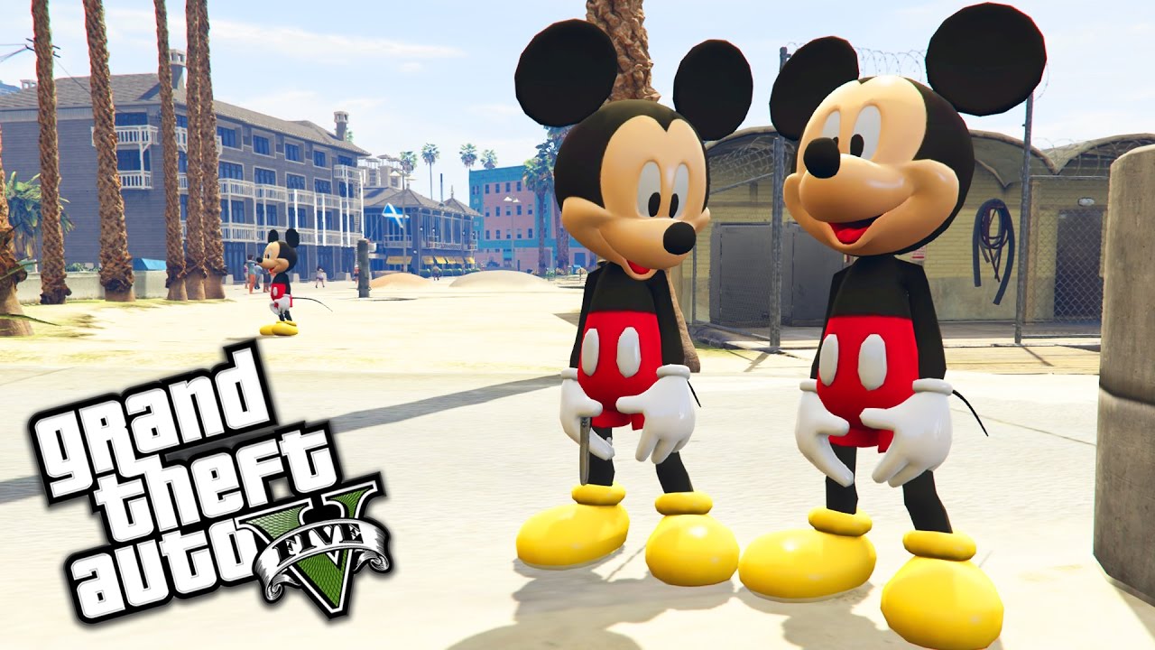 MICKEY MOUSE SUR GTA 5 ! - YouTube