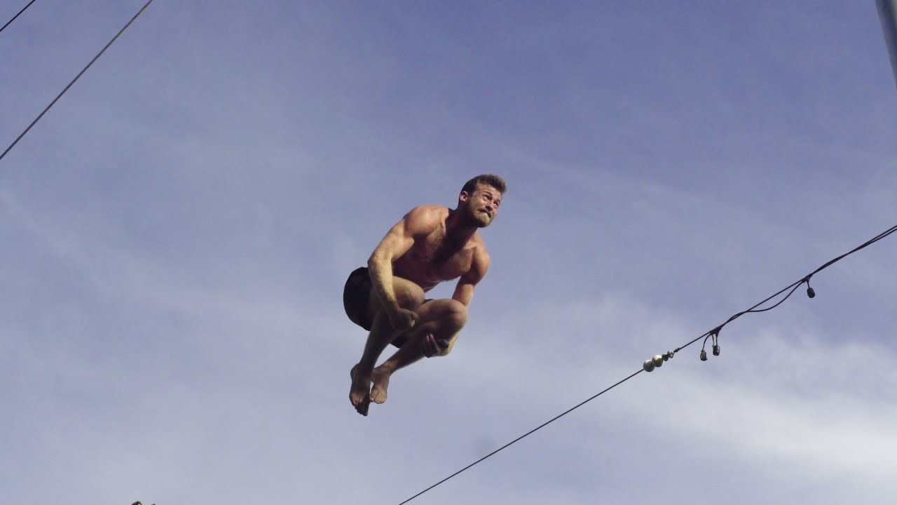 Miami Flying Trapeze- Fun with Layouts and Doubles! - YouTube