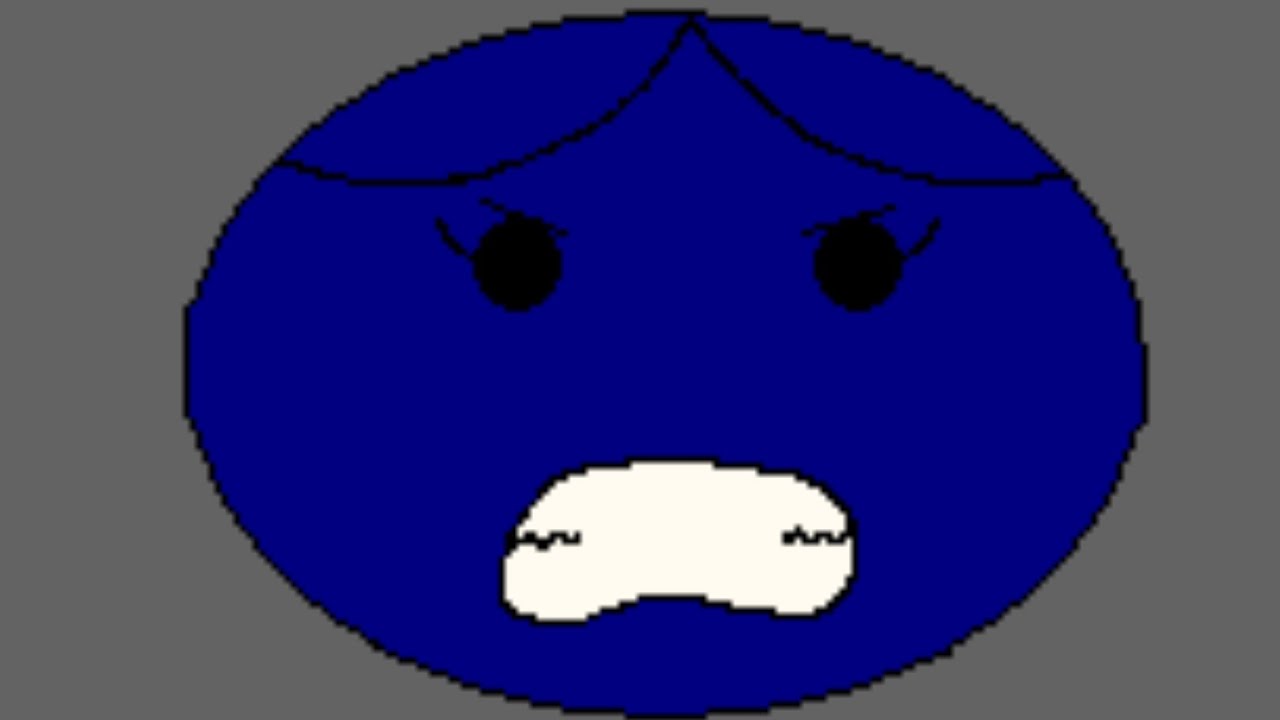 the head of error gal angry growling - YouTube