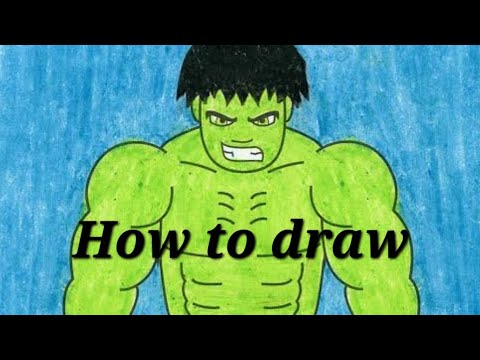 How to draw cartoon hulk | Full tutorials | @sheetalarts77 - YouTube