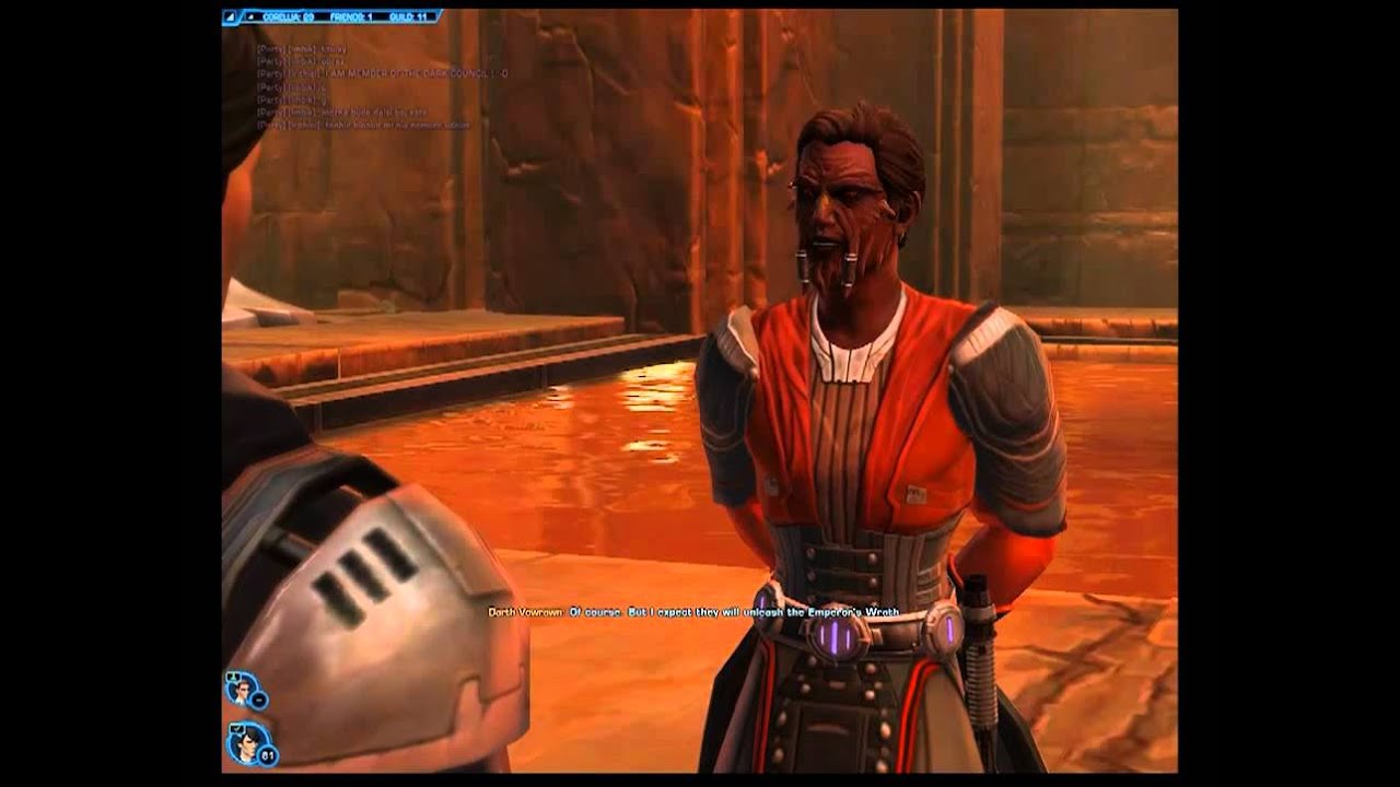 SWTOR Sith Warrior Dark Side Ending SPOILER - YouTube