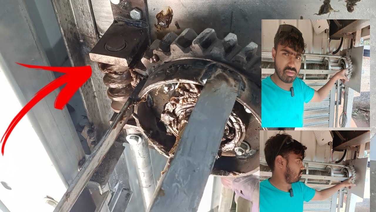 Gear shutter installation | manual gear shutter installation in Golmuri ...