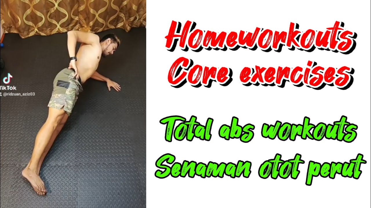Homeworkouts - Senaman otot perut / Total abs workouts - YouTube