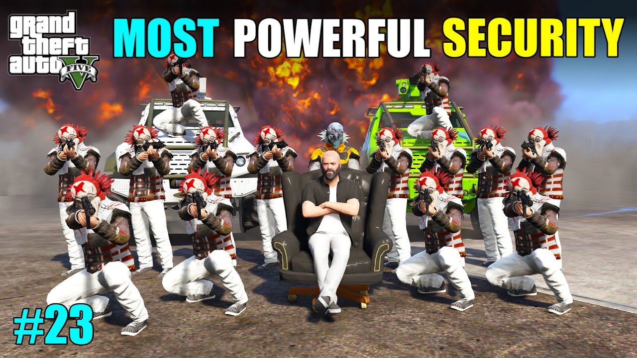 MOST POWERFUL SECURITY GUARD FOR MICHAEL | GTA V GAMEPLAY #23 - YouTube