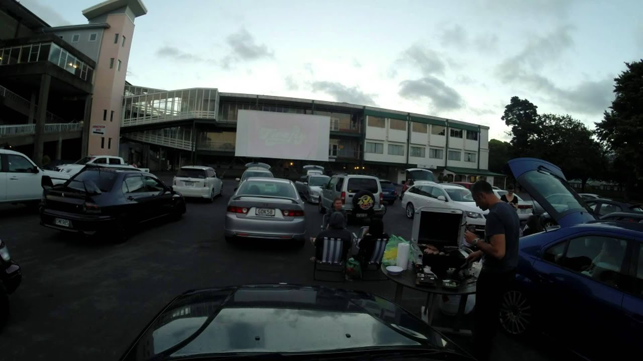 Firefly Drive-In-Movie Time Lapse - YouTube