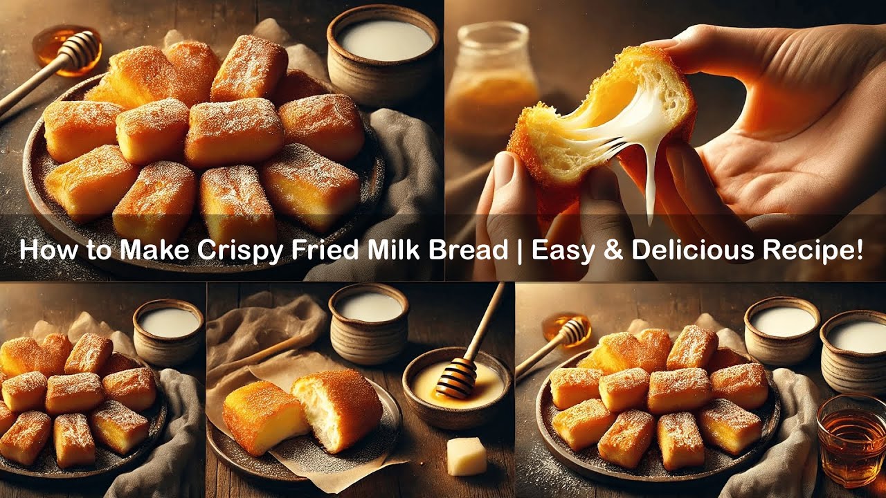 How to Make Crispy Fried Milk Bread | Easy & Delicious Recipe! - YouTube