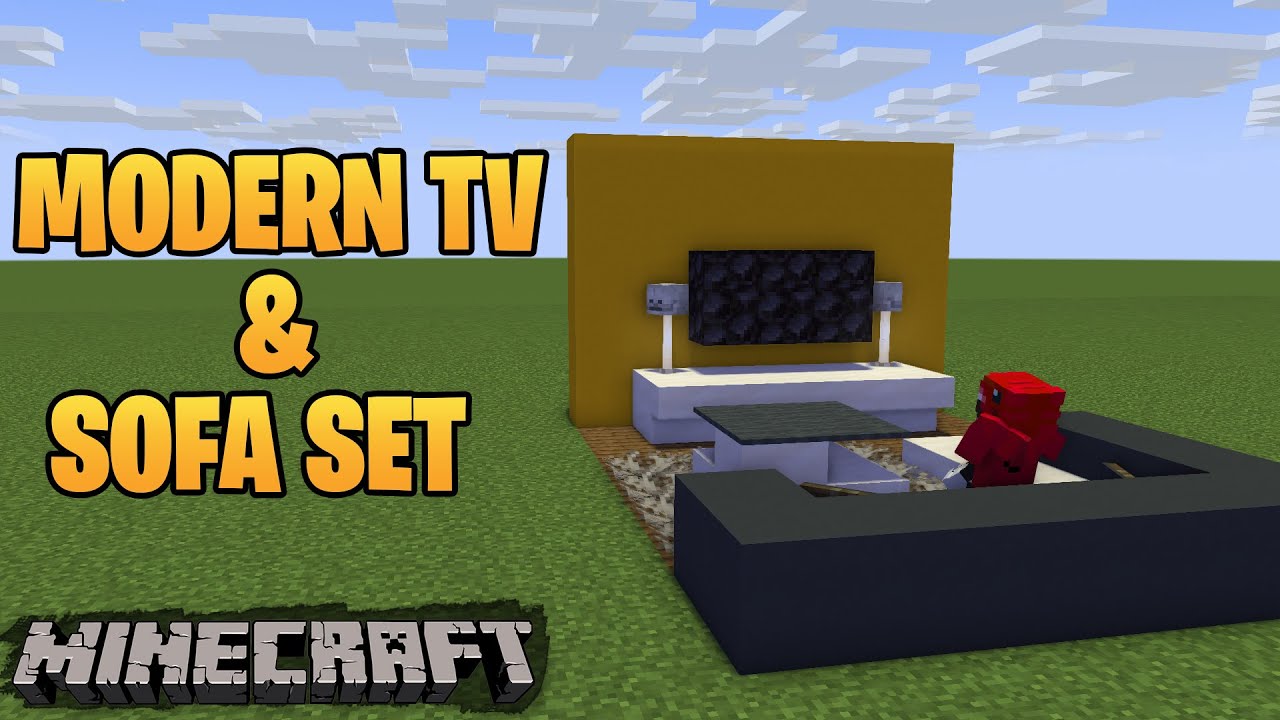 This is the Most Realistic Modern Sofa You Will Ever See In Minecraft ...