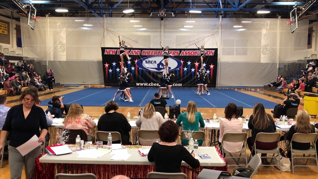 RHAM HS Cheerleading at NECA Competition 2018 - YouTube