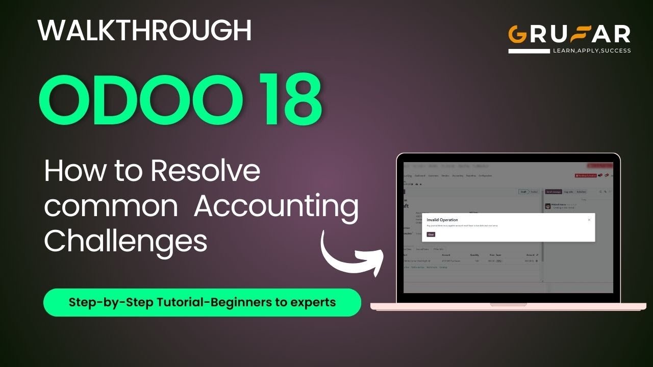 My Odoo 18 Accounting Nightmare and How I Solved It | Hindi | Urdu ...