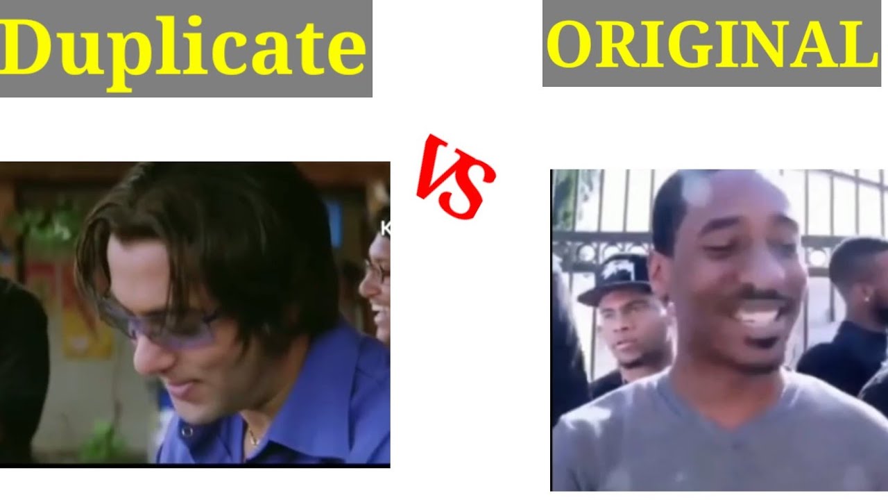 TERE NAAM ORIGINAL SALMAN VS DUPLICATE SALMAN | meme video #memevideo ...
