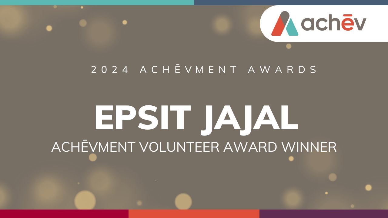 Achevment Award - Epsit Jajal (Volunteer Award) - YouTube