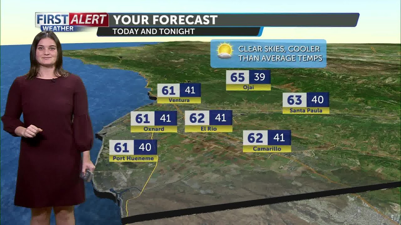 Another chilly morning Tuesday, turning into a pleasant and sunny ...