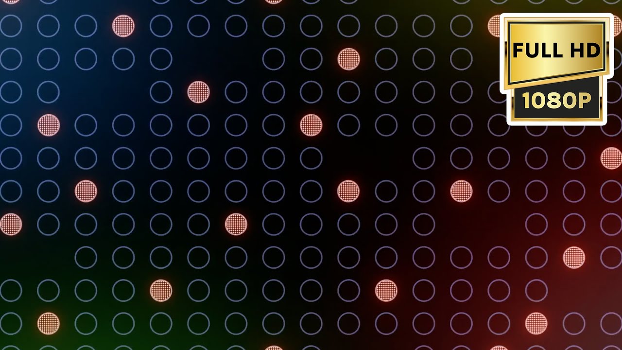 Randomly Moving Colorful Circle Dots Pattern Shapes Loop Motion ...