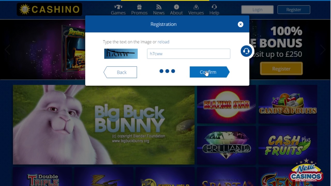 Cashino Casino Registration Video 2017 - 100% BONUS - YouTube