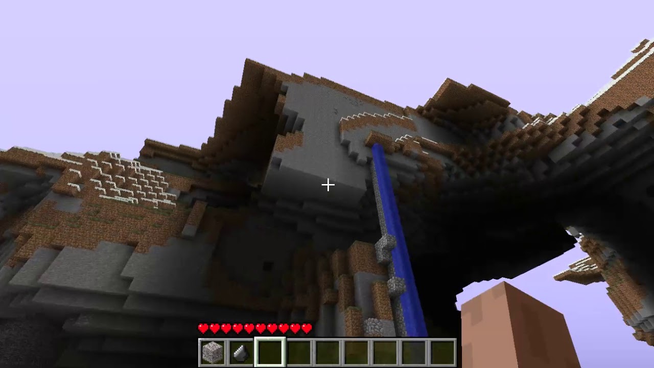 Minecraft Beta Remaster: Sky Dimension Rain Test - YouTube