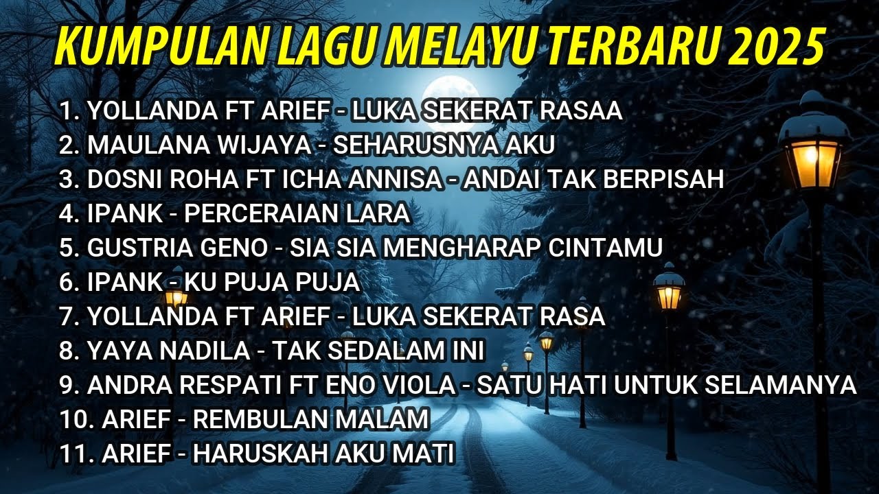 Lagu Melayu 2025 Paling Dicari | Playlist Terbaik & Terbaru - YouTube