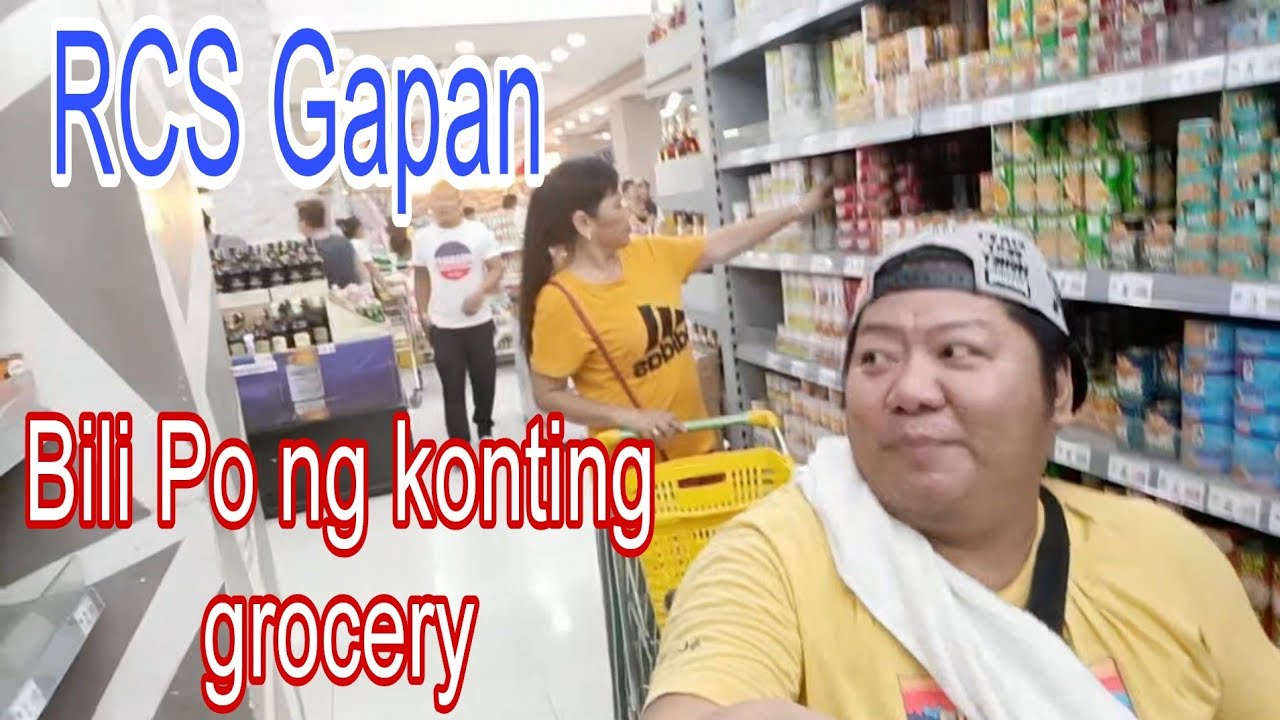 Bumili ng konting grocery sa RCS GAPAN kasama si nay nay XOFWTV - YouTube