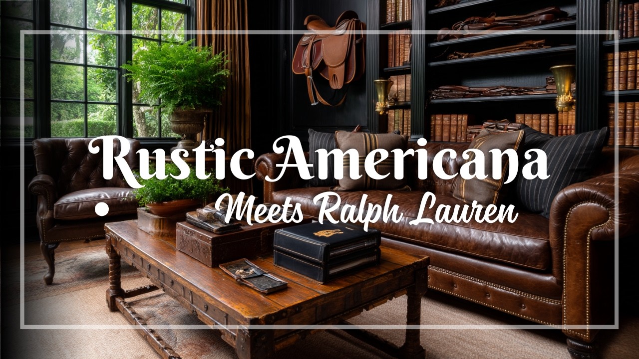 Rustic Americana Meets Vintage Ralph Lauren: Cozy & Iconic Decor Ideas ...