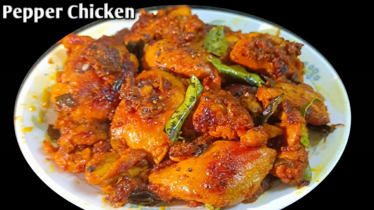 Pepper Chicken Dry | Pepper Chicken RecipeChicken Pepper Fry - YouTube