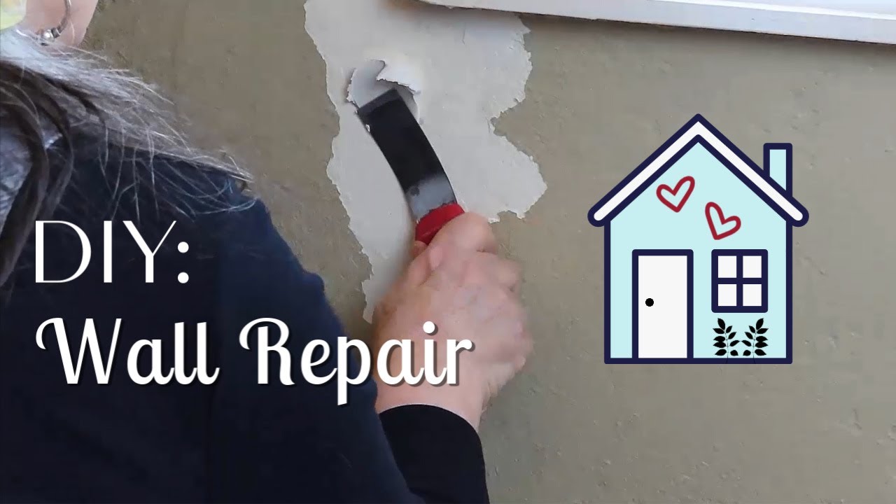 DIY Wall Repair // Old Home Fixup - YouTube